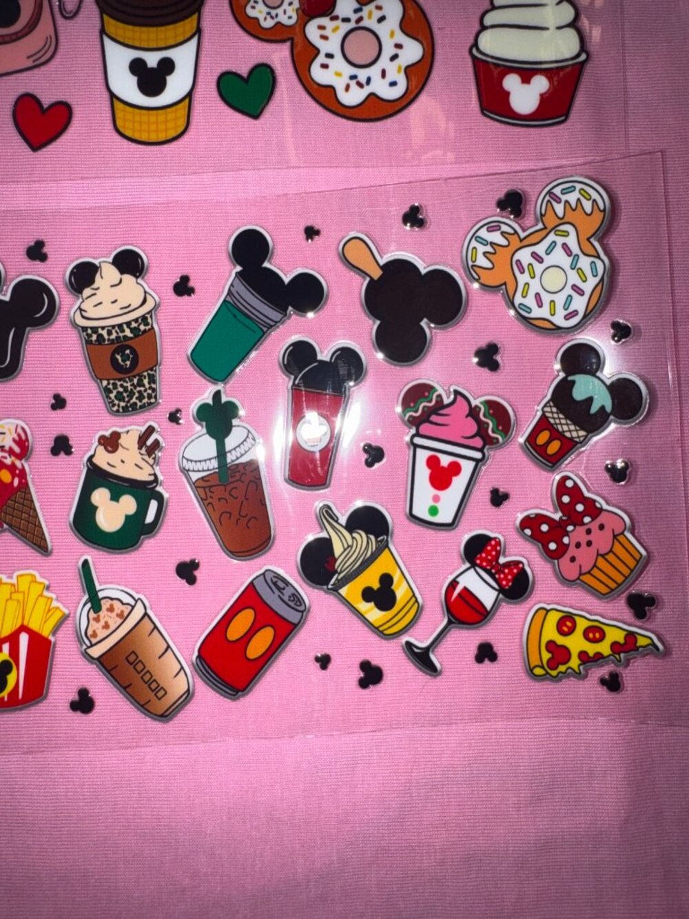 Other | 2 Disney Cup Wraps Eats Treats And Mickey Snacks Uv Dtf Ice ...